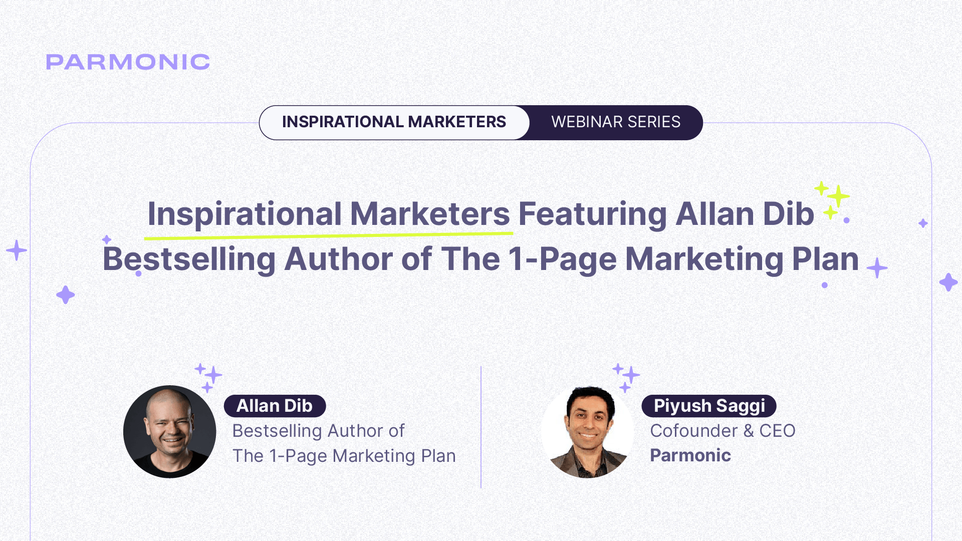 Inspirational Marketers Featuring Allan Dib Bestselling Author Of The